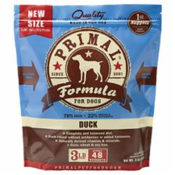 Primal Frozen Duck Nuggets for Dogs | Pet Health Plus Inc
